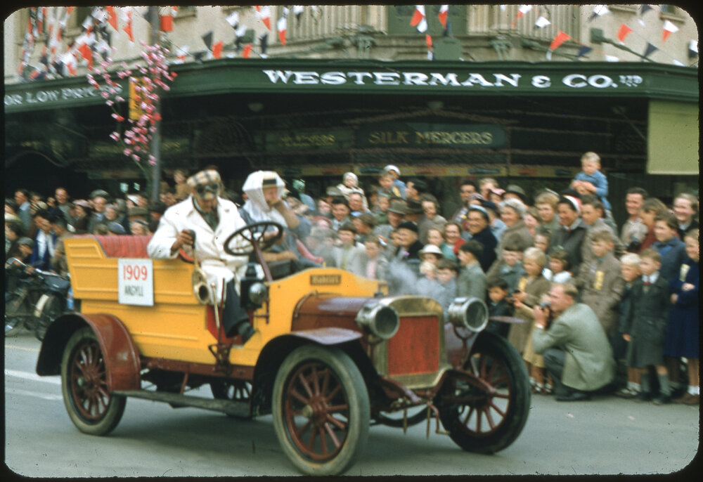 1909 Argyll car - Transport Through the Ages Parade 1956 | Hastings ...